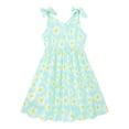 Big Hawaiian Dresses for Girls Printed Tie Strap Lightweight With ...