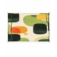 Abstract Color Block Sun Shade Sail 12'X16' Colorful Green Geometric ...