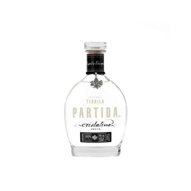 Pack de 4 Tequila Partida Añejo Cristalino 750 ml | Walmart en línea
