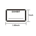 Legal Exhibit Stickers 1X1.65 inch Coded Exhibit Labels for Office ...