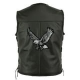 Silver Eagle Patch 9.5" | Freedom Patriotic | Embroidered Iron On ...