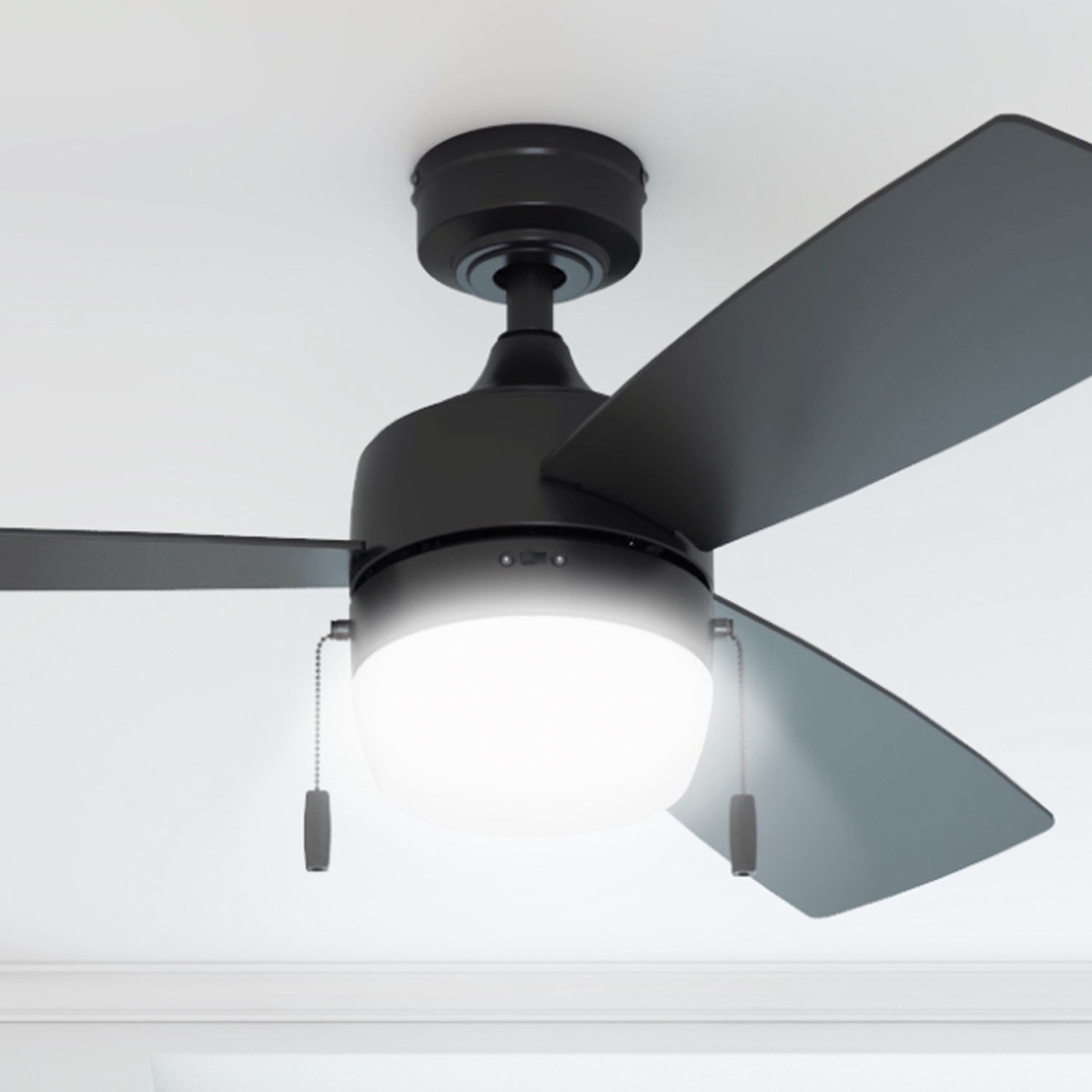 3 Blade Ceiling Fan With Led Light | Shelly Lighting