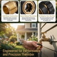 Garden Hose Quick Connector 3/4in GHT MF Release for Sprinkler Nozzle ...
