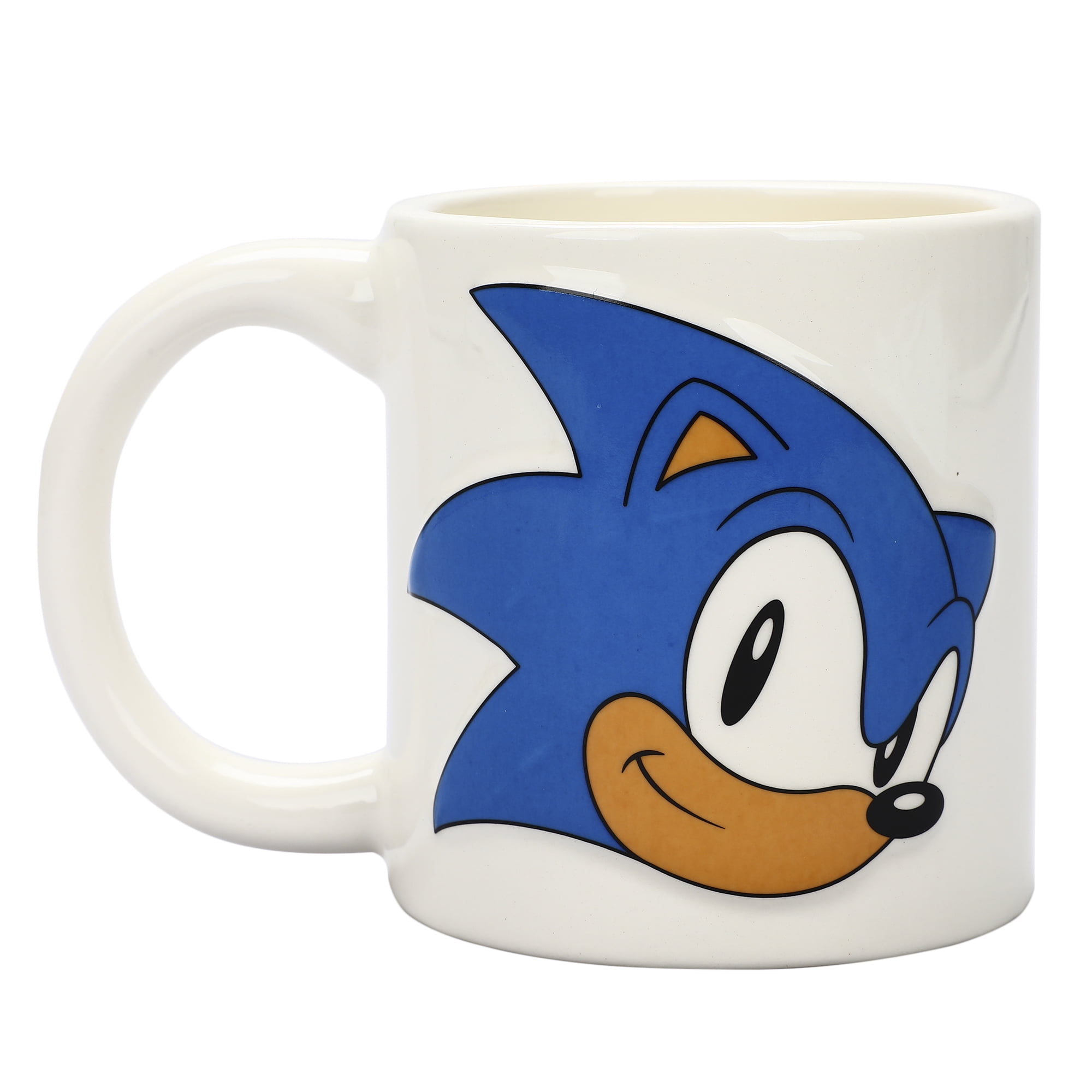Sonic The Hedgehog Sonic Head Let’s Roll 16 Oz Ceramic Mug - Walmart.com