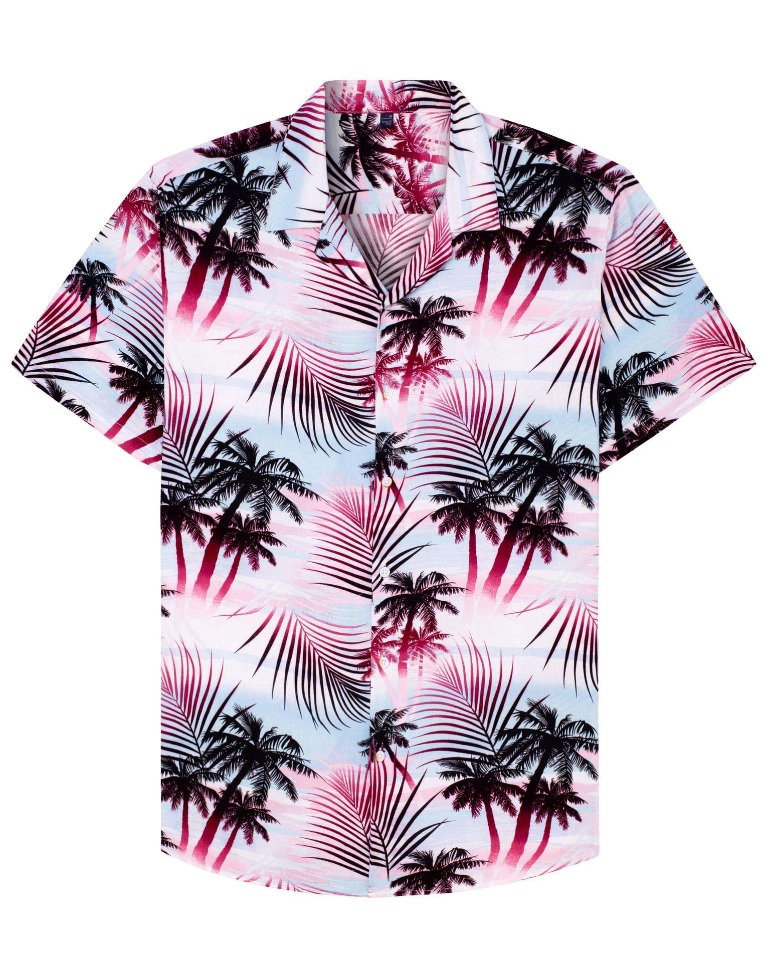 Camisa hawaiana Alimens & Gentle para hombre con estampado de playa y ...