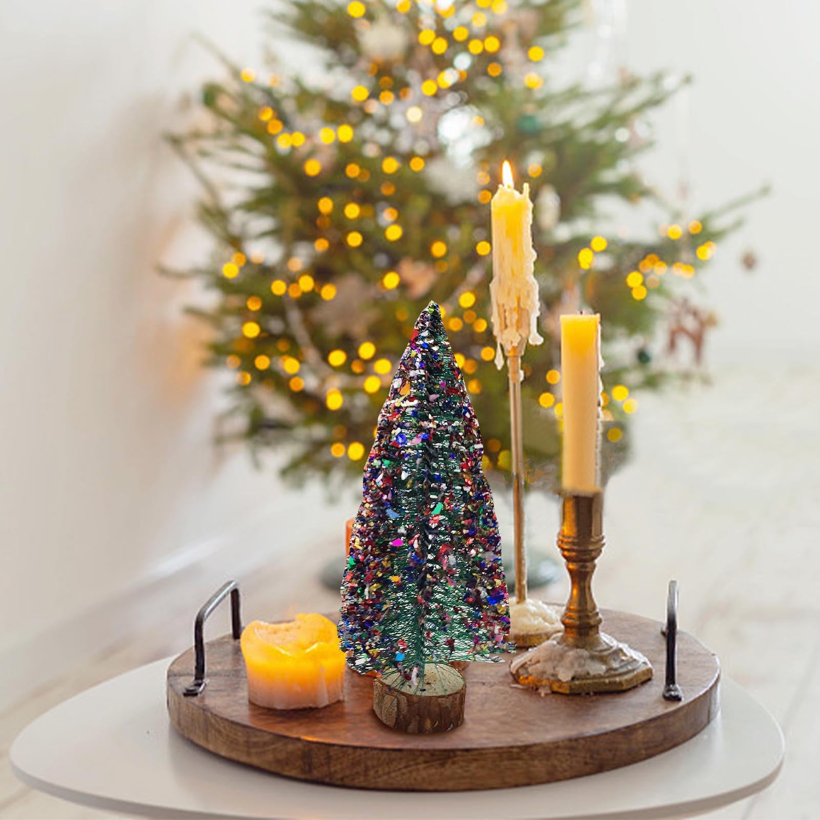 Tarmeek Christmas Decorations Christmas Mini Christmas Tree Desktop ...