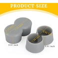 4 Set Double Chair Table Leg Caps Replacement Fit for Retro 50s 60s ...