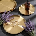 6Pcs 3 Styles Round 201 Stainless Steel Jewelry Storage Trays for Rings ...