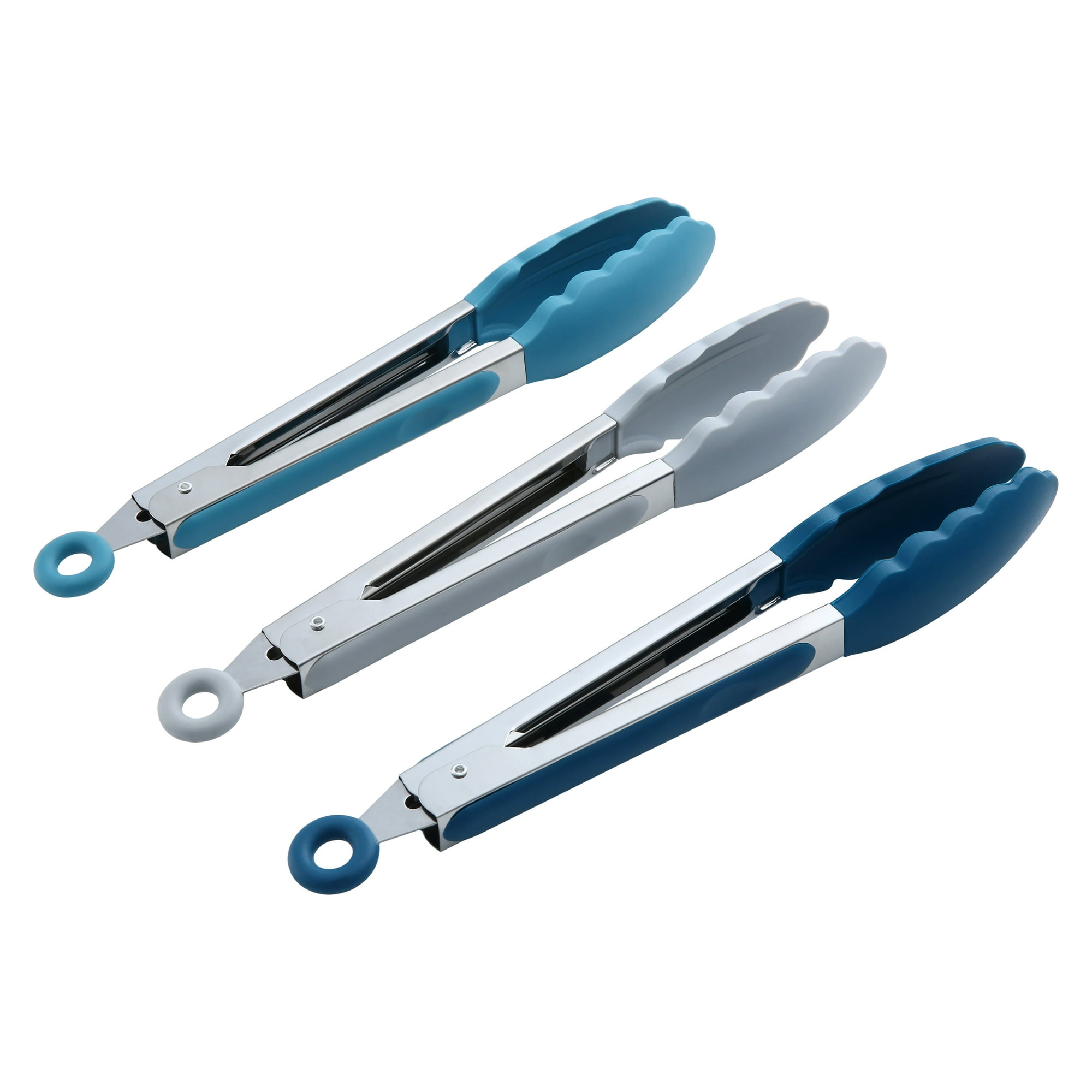 Click here for Mainstays 9 Stainless Steel Locking Tongs With Sil... prices