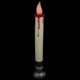 9" Flickering LED Halloween Candle Lamp with Dripping Blood Effect ...
