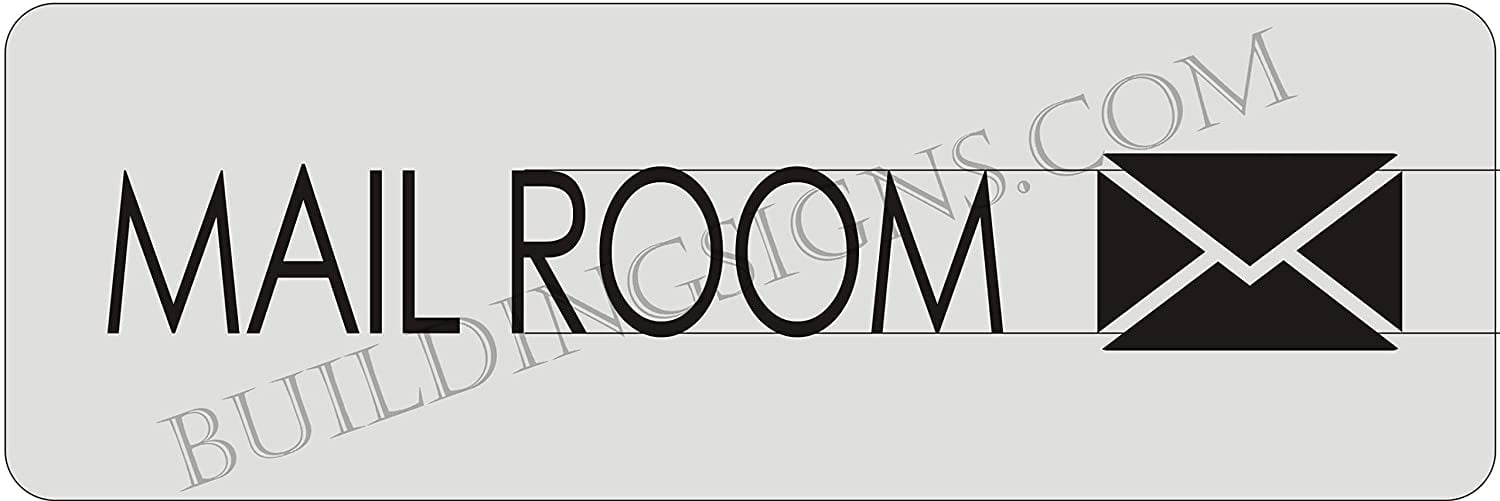 MAL Room Sign (BRUS Silver, Aluminum, Size 3X8) (ref-2201) - Walmart.com