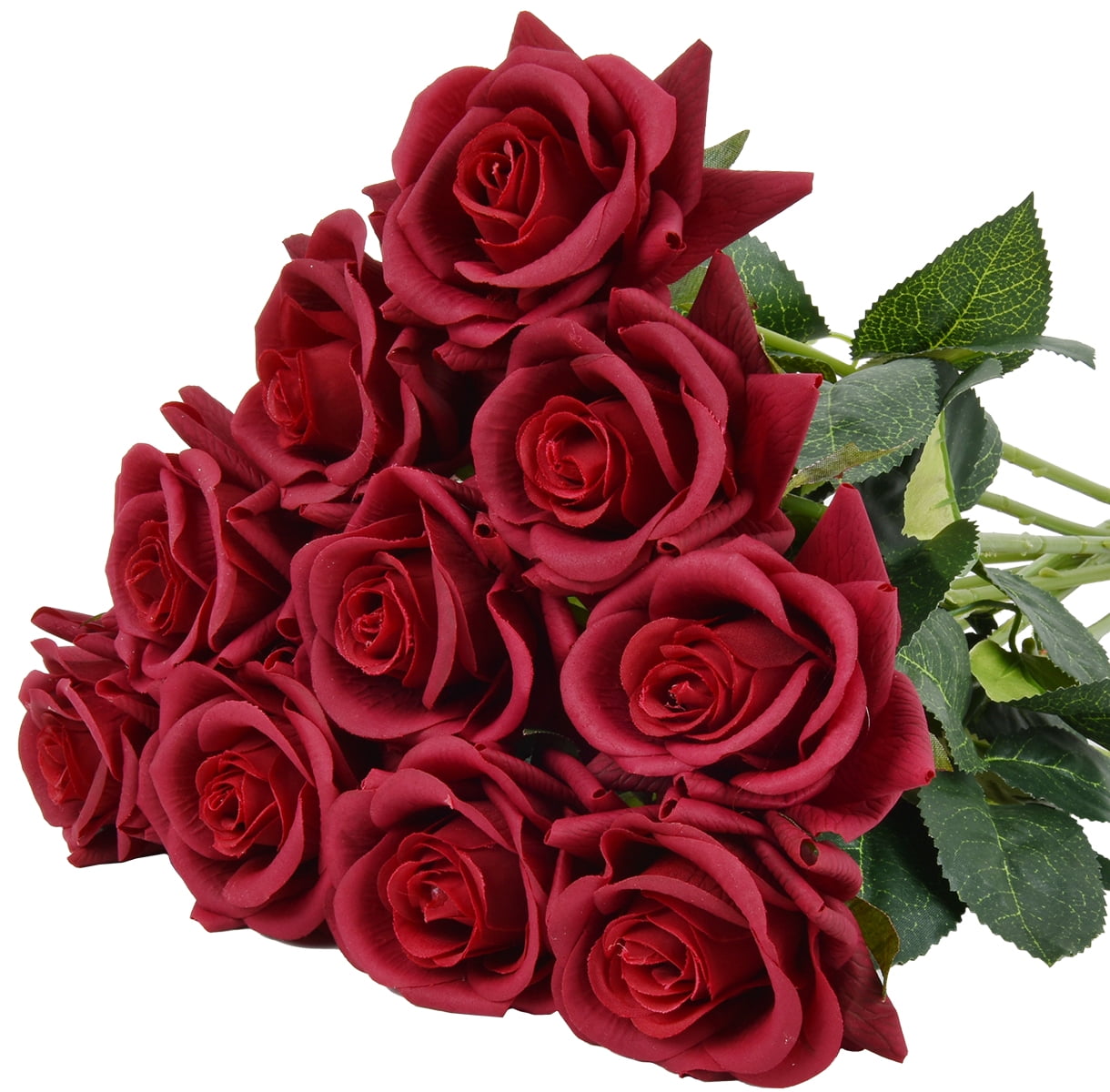 17" Artificial Plastic Red Rose, by Coolmade - Walmart.com