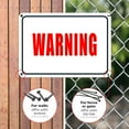 Liability Sign Caution Safety Aluminum Warning Signs Security Tin Signs ...