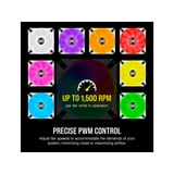 Corsair iCUE QL120 RGB 120mm PWM White Fan - Triple Fan Kit With ...