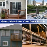 51-Pack 32.25 Inch Metal Balusters, Staircase Spindles With Screws ...