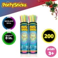 Party Sticks Bulk Package of 200 Bright Glow Sticks | 8" Bracelets and ...