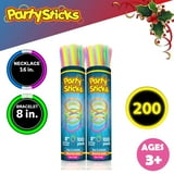 Party Sticks Bulk Package of 200 Bright Glow Sticks | 8" Bracelets and ...