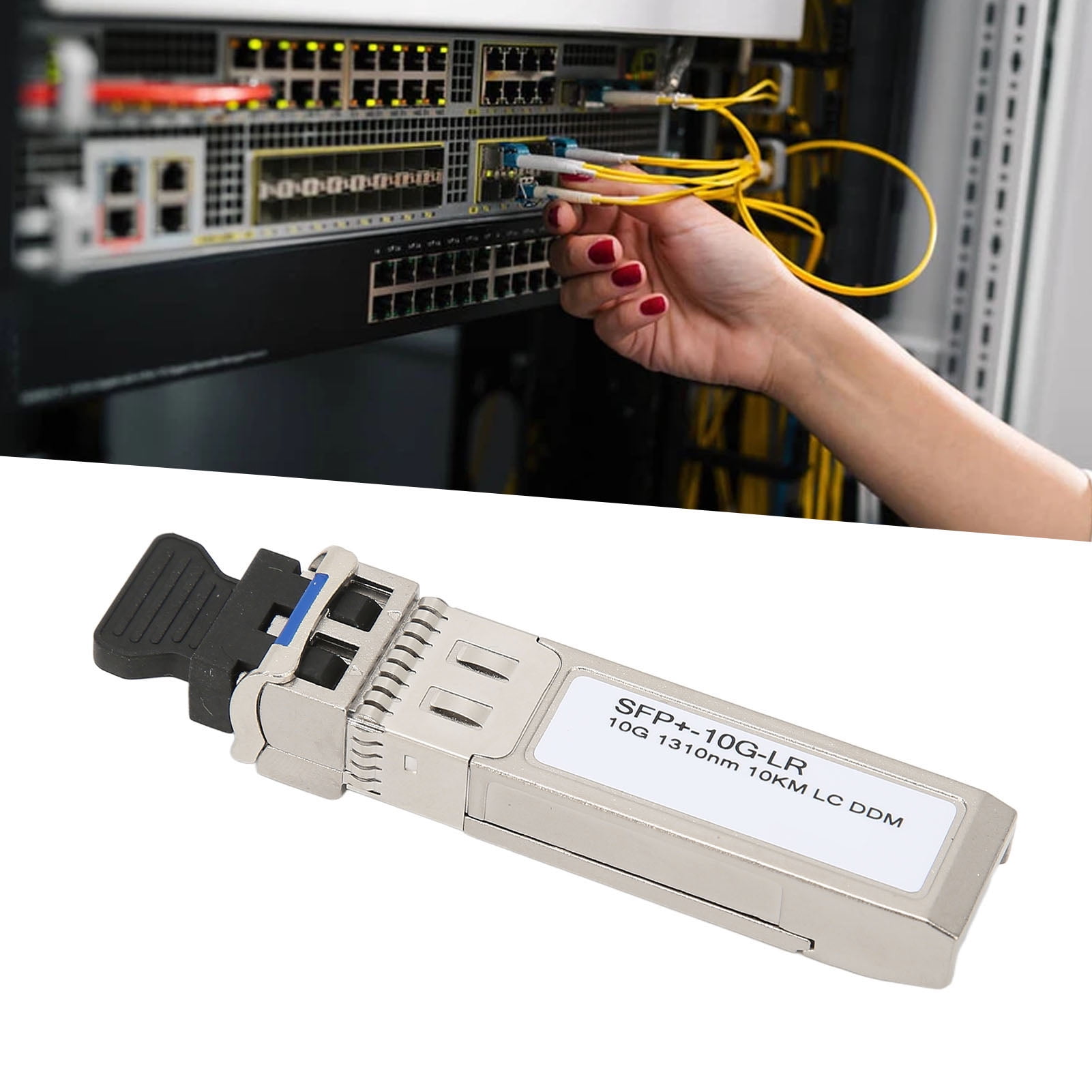 Módulo de Fibra Óptica 10G SFP+ ANGGREK Gigabit LC Bajo Consumo ...
