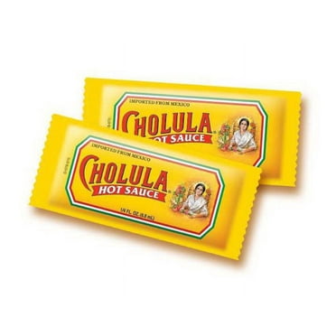 Cholula Hot Sauce Packets(200 Count)- Original Blend of Mexican Peppers ...