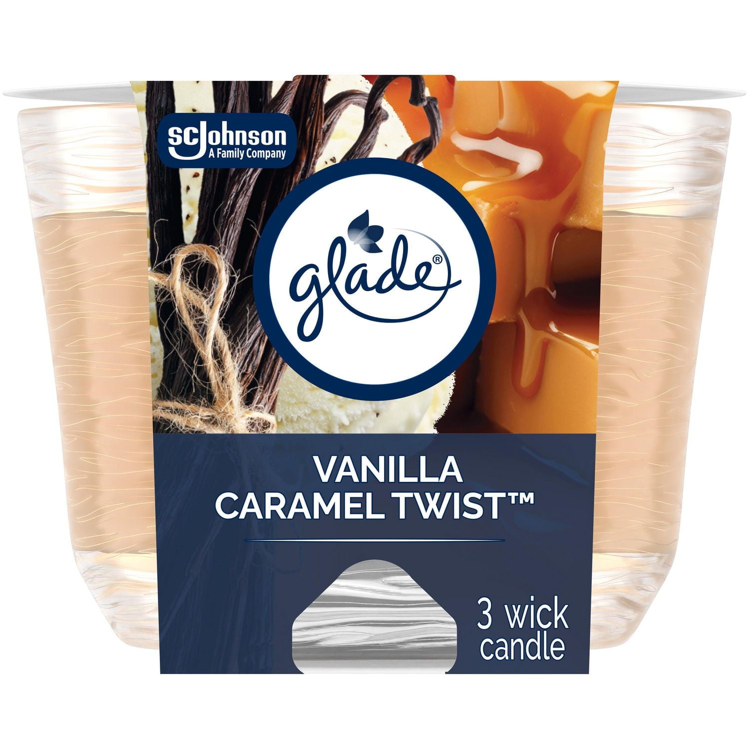Click here for Glade Scented 3-Wick Candle Air Freshener  Vanilla... prices