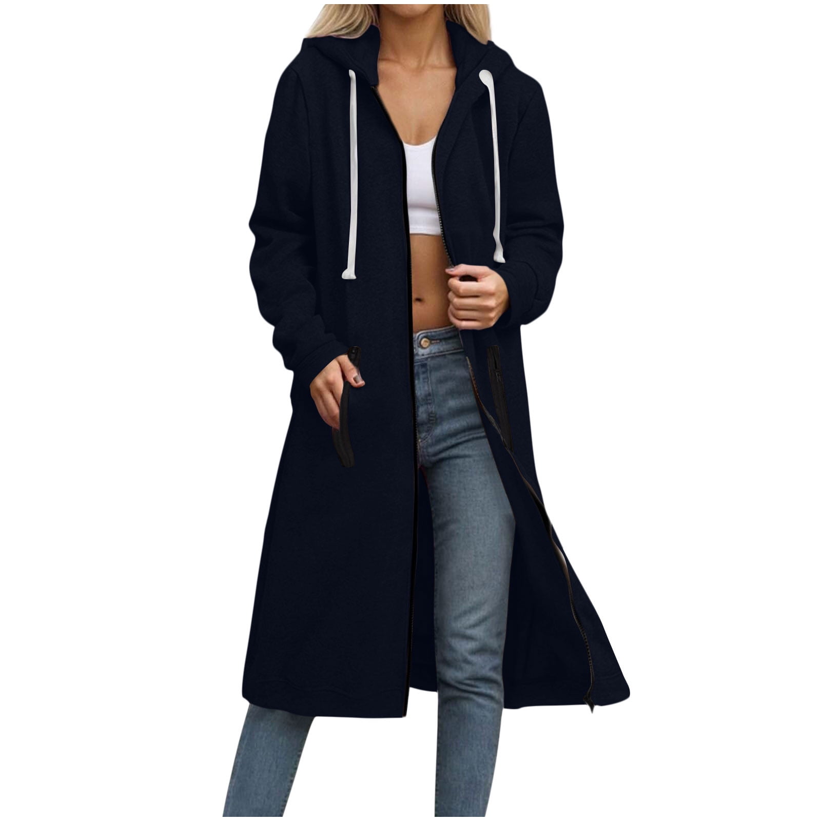 Click here for Tacilip Womens Zip Up Hoodies Long Tunic Sweatshir... prices