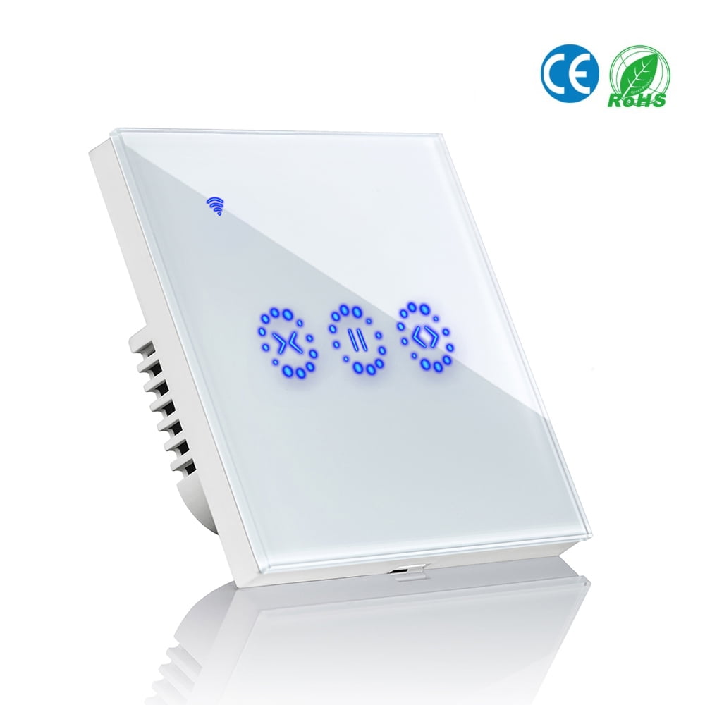 Tomshoo Curtain Switch Smart Wifi Remote Garage Doors Control Touched ...