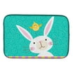 Caroline's Treasures Happy Easter Rabbit Dish Drying Mat - Walmart.com