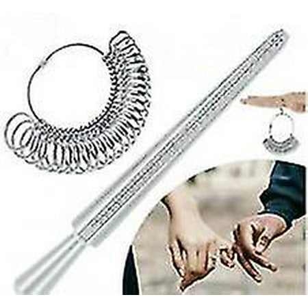 Uk Hot Ring Sizer Mandrel Finger Sizing Measure Stick Standard Tool ...