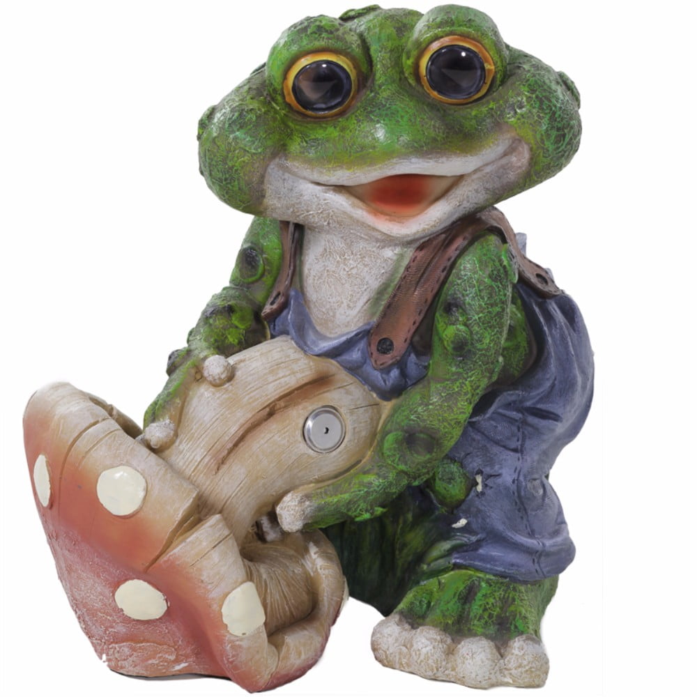 Amusing Solar Light Sent Decorative Frog, Multicolor - Walmart.com