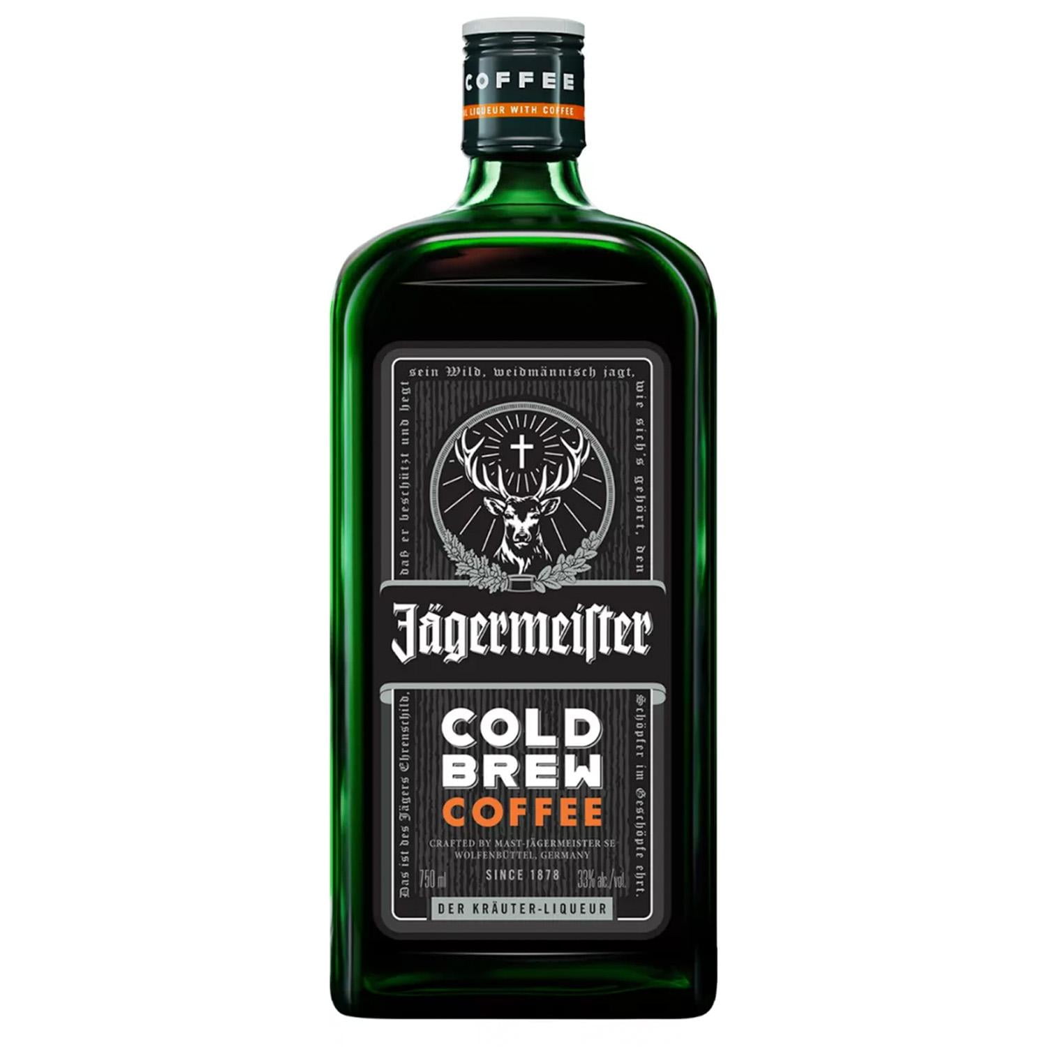 Pack de 6 Licor Jagermeister Cold Brew Coffee 750 ml | Walmart en línea