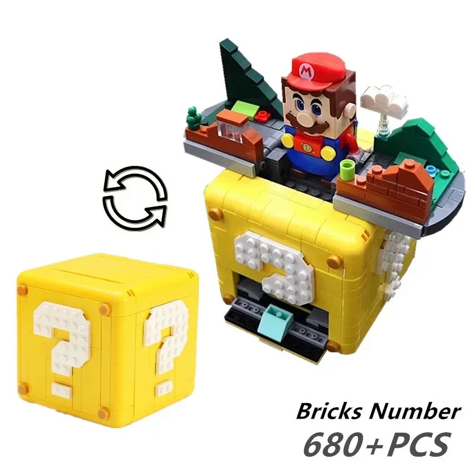 Miniso-Kit de bloques de construcción de Mario MOC para niños, juego ...