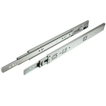 GlideRite 22 in. Side Mount Hydraulic Soft Close Drawer Slides, 5 Pairs ...
