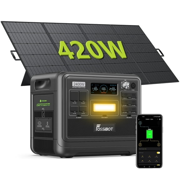 ABOK Ark3600W AC 3840Wh Portable Power Station, LiFePO4 Battery, Solar ...
