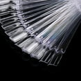 Ovinyer Design Tips 32pcs Tool Art Fan Polish False Board Sticks Nail Display Practice