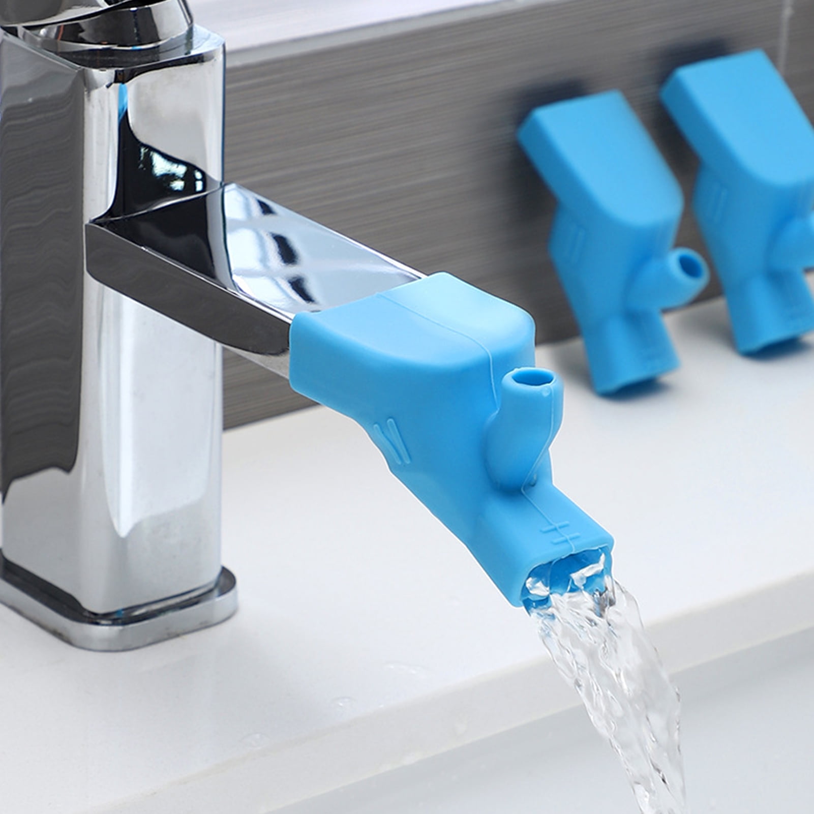 Reheyre High-Elastic Faucet Extender - Easy-to-Install Hand Washing ...