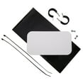 ATV / UTV Black and White License Plate Kit with Numbers and Letters ...
