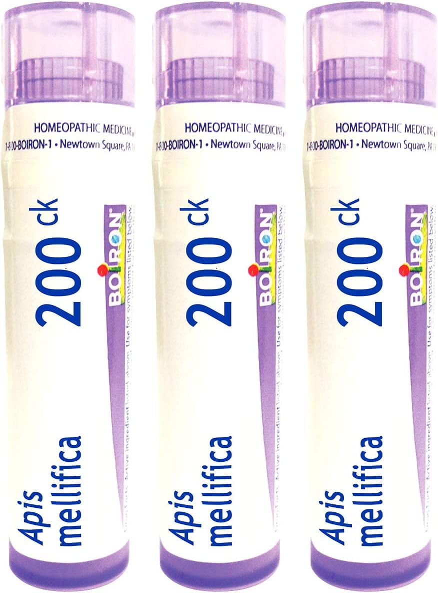 Boiron Apis Mellifica 200ck Homeopathic Medicine for Swelling from ...