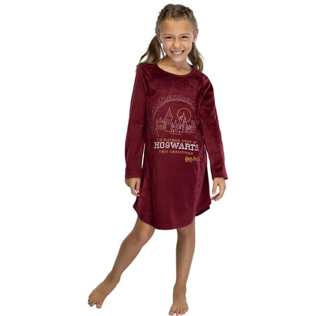 Harry Potter Nightgown I'd Rather Stay At Hogwarts This Christmas Girl ...