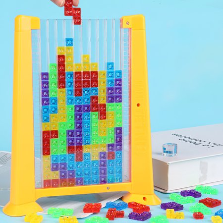 Plastic Blocks Puzzle Brain Teasers Toy Tangram Jigsaw Intelligence ...