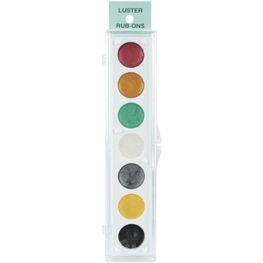 Metallic Rub-On Paint Palette - 7 Colors Kit #2 - Walmart.com