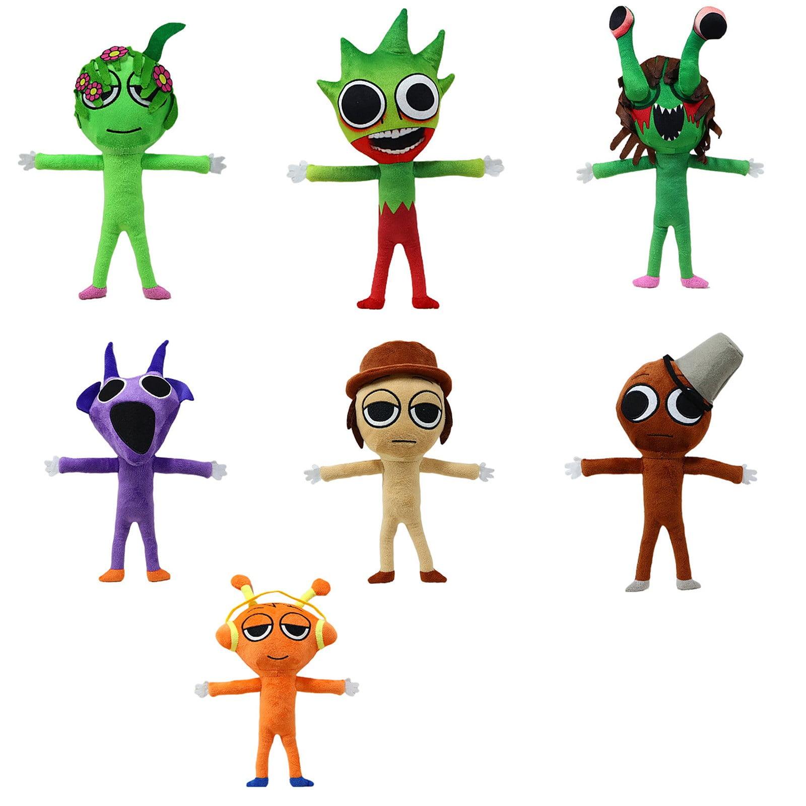 Sprunki, Sprunki Plush Toys, Sprunki Plushies Games Plush, Soft Cute ...