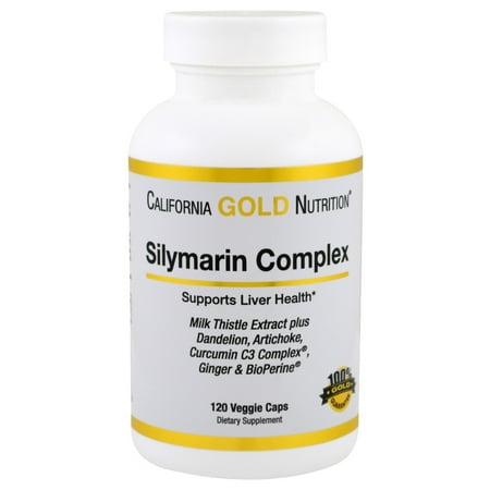 California Gold Nutrition, CGN, Silymarin Complex, Milk Thistle Extract ...