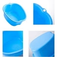 Uralili Large Foot Soaking Bath Basin, Sturdy Plastic Foot Soaker Wash ...