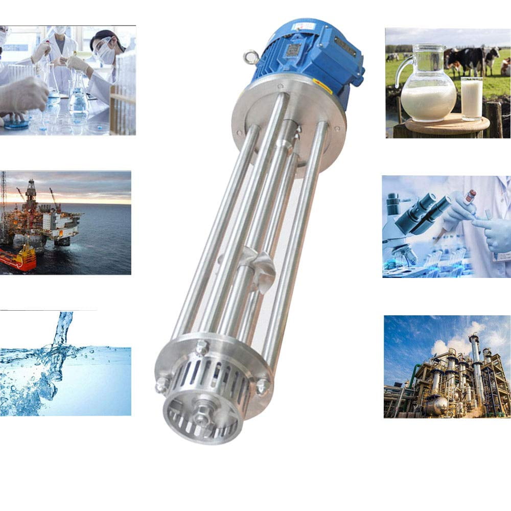 INTSUPERMAI High Shear Dispersion Mixer Emulsifying Mixer Disperser ...