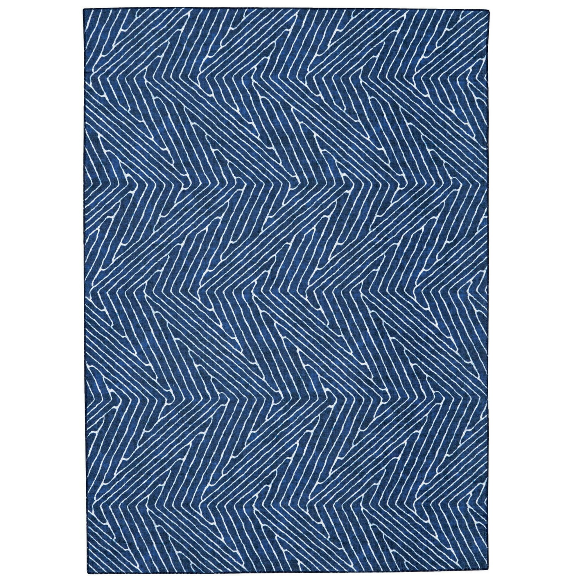 Click here for Linon Fuller 3 X 5 Washable Accent Rug  Blue And I... prices
