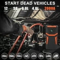 Car Jump Starter, 1500A Peak 10000mAh 12V Portable Battery Jump Starter ...