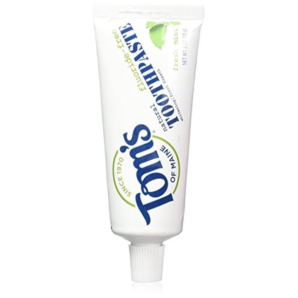 Toms of Maine Fresh Mint Fluoride Free Whitening Toothpaste (24x3 OZ ...