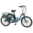 MOONCOOL Electric Tricycle, 350W 36V 24 Inches 7 Speeds 3 Wheels ...