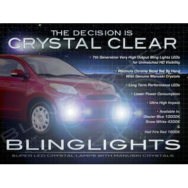 DELTA LIGHTS 100 Series Chrome Thinline Xenon Clear Fog Light Kit with ...