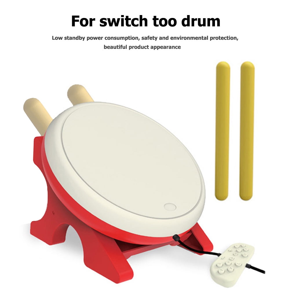 Kuymtek Taiko Drums para Nintendo Switch Drum Controller Drum Sticks ...